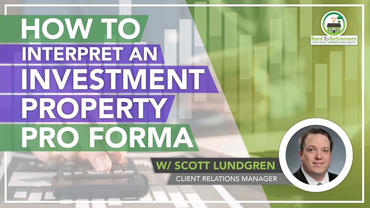 How to Read an Investment Property Pro Forma Sheet - YouTube