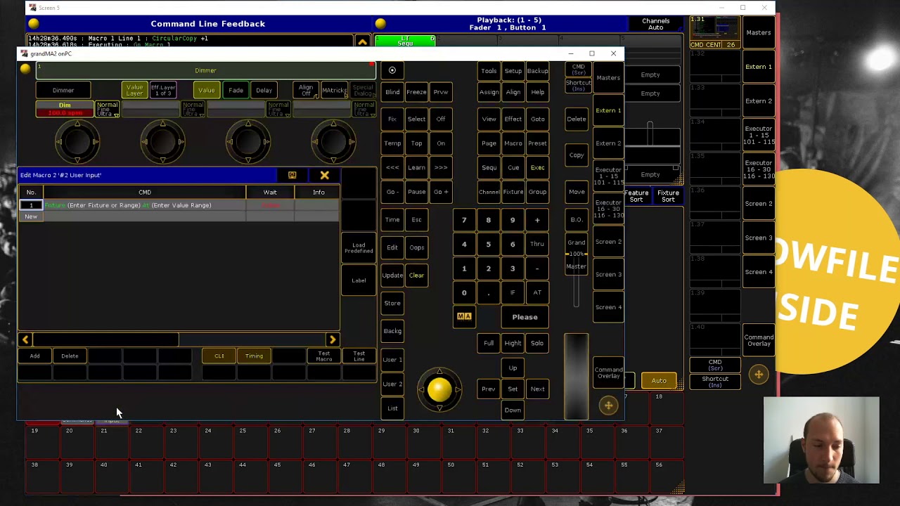 MA2 Macro Trick #2 - User Input (Showfile inside) - YouTube