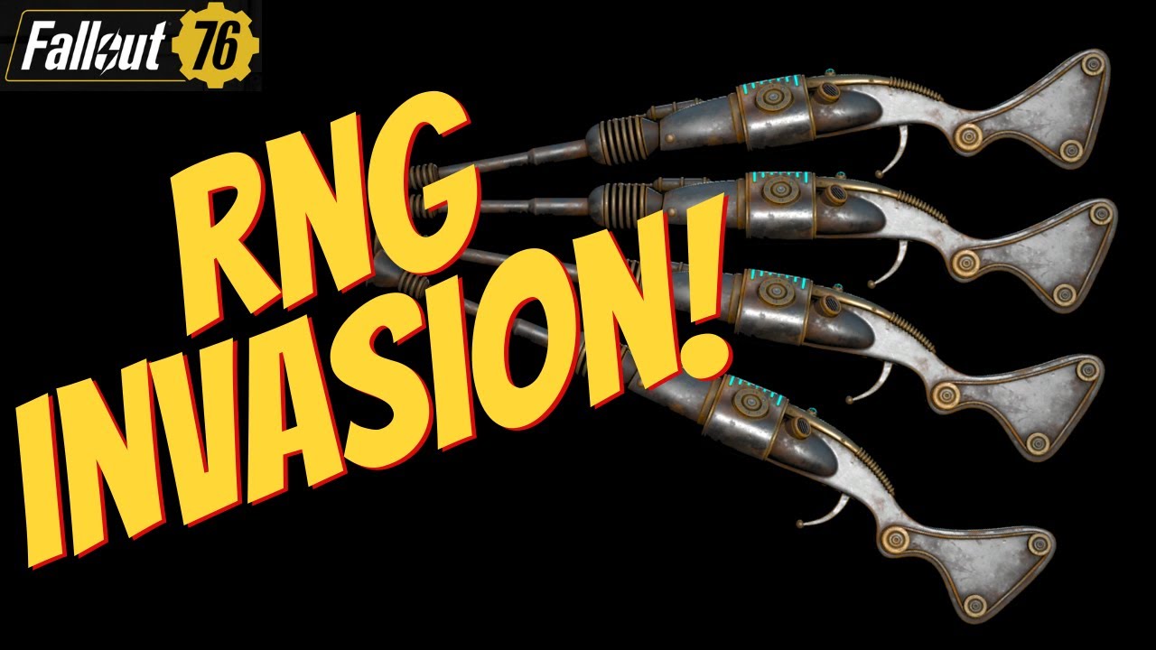 Fallout 76 - Wiggle vs Legendary Crafting: Alien Disintegrators - YouTube