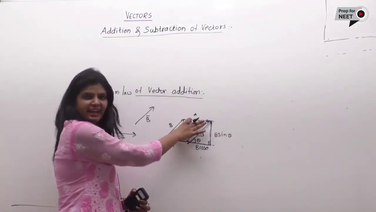 Addition And Subtraction of Vectors (Part-1) | Vectors | Physics ...