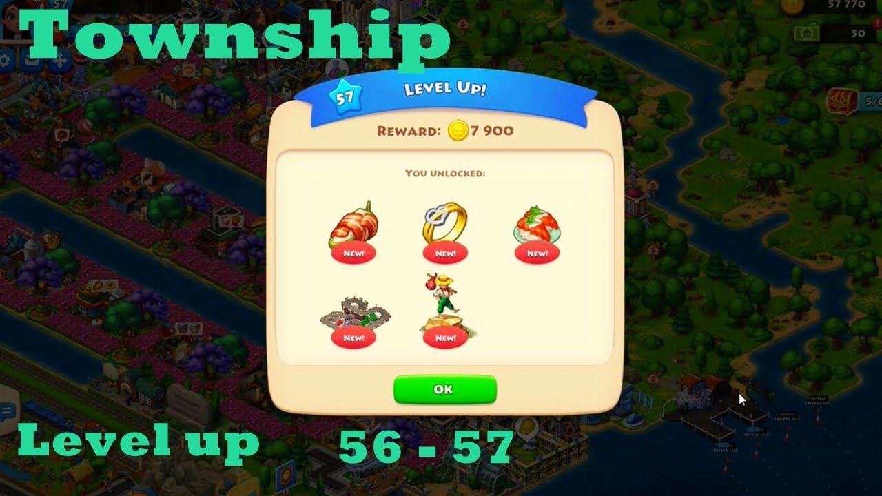 Township Level up 56 - 57 Walkthrough | new goods buildings | gameplay ...