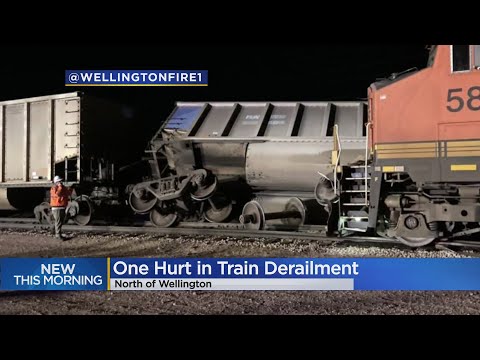 1 Injured In Train Derailment On Rawhide Power Plant Property Near Wellington
