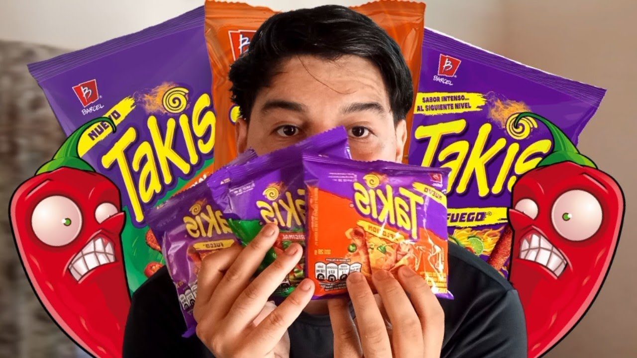 PROBANDO LOS TAKIS POR PRIMERA VEZ - YouTube