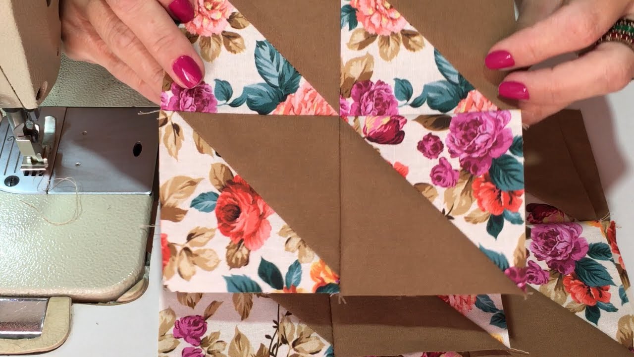 Fiz esse BLOCO de PATCHWORK Muito FÁCIL atendendo a Pedidos - YouTube