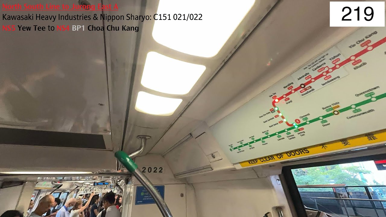 ⁴ᴷ [Still slow pickup] SMRT Trains, NSL Train Ride [Yew Tee → CCK ...