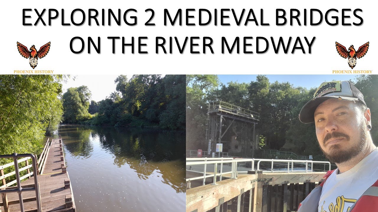 Exploring 2 Medieval Bridges On The River Medway - YouTube