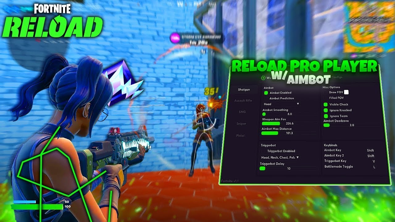 CHEATING With The Best Fortnite CHEAT in Solo Reload🏆 - YouTube
