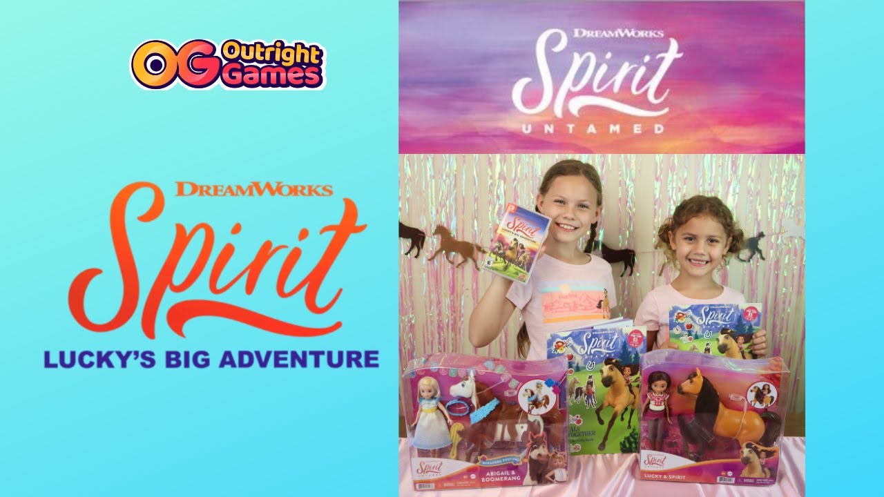 Spirit Lucky's Big Adventure Game Spirit Untamed Dolls unboxing - YouTube