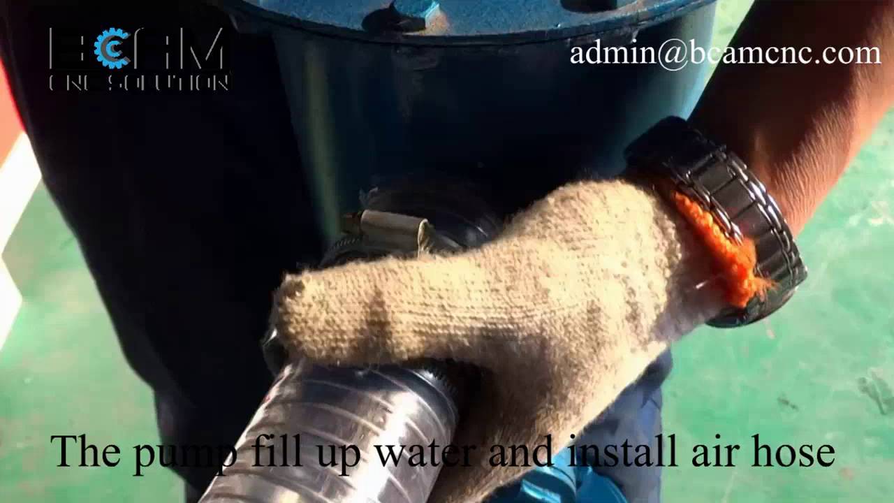 Vacuum pump installation - YouTube