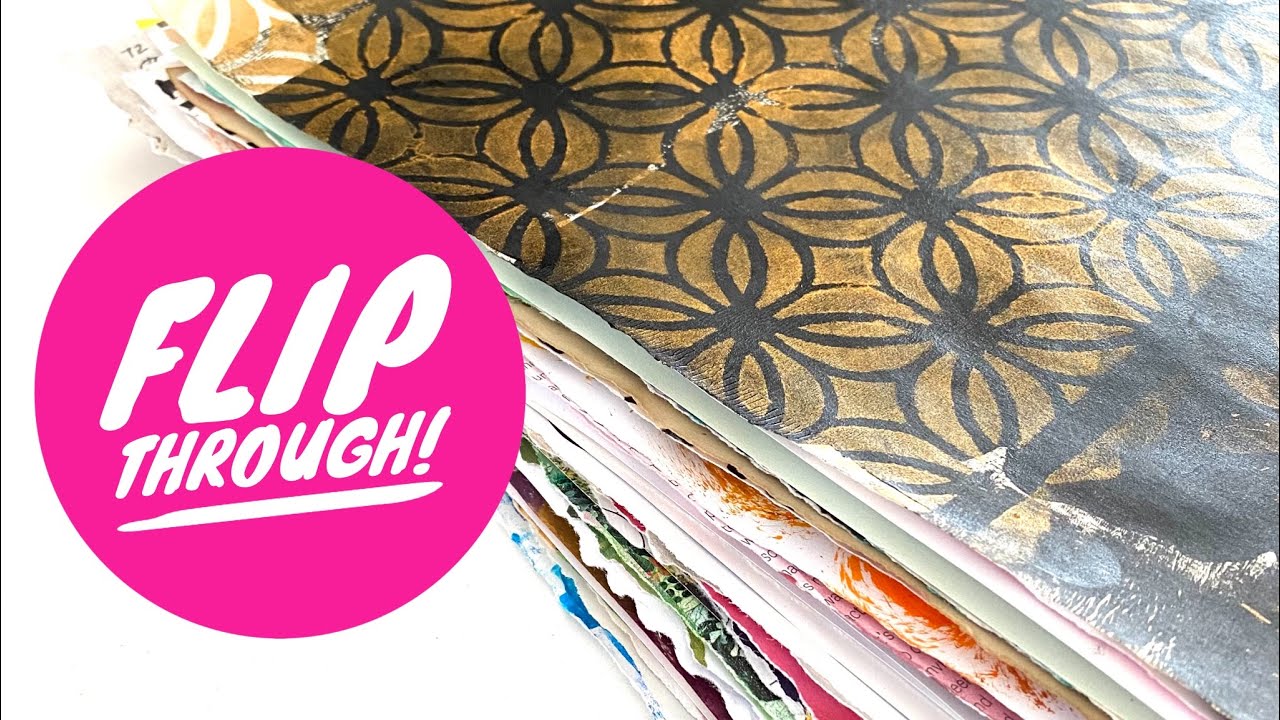 #the100dayproject | Collage Fodder Using Magazine Pages - YouTube