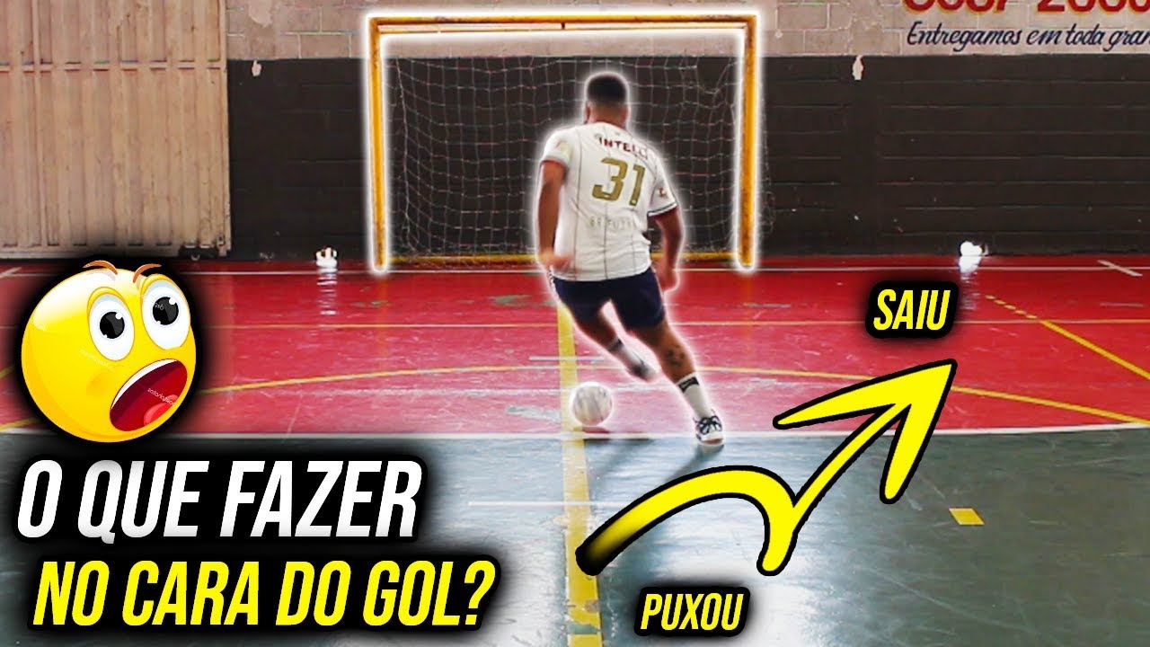 Como Jogar Futsal? 3 DRIBLES FÁCEIS PARA FAZER NO CARA COM O GOLEIRO ...