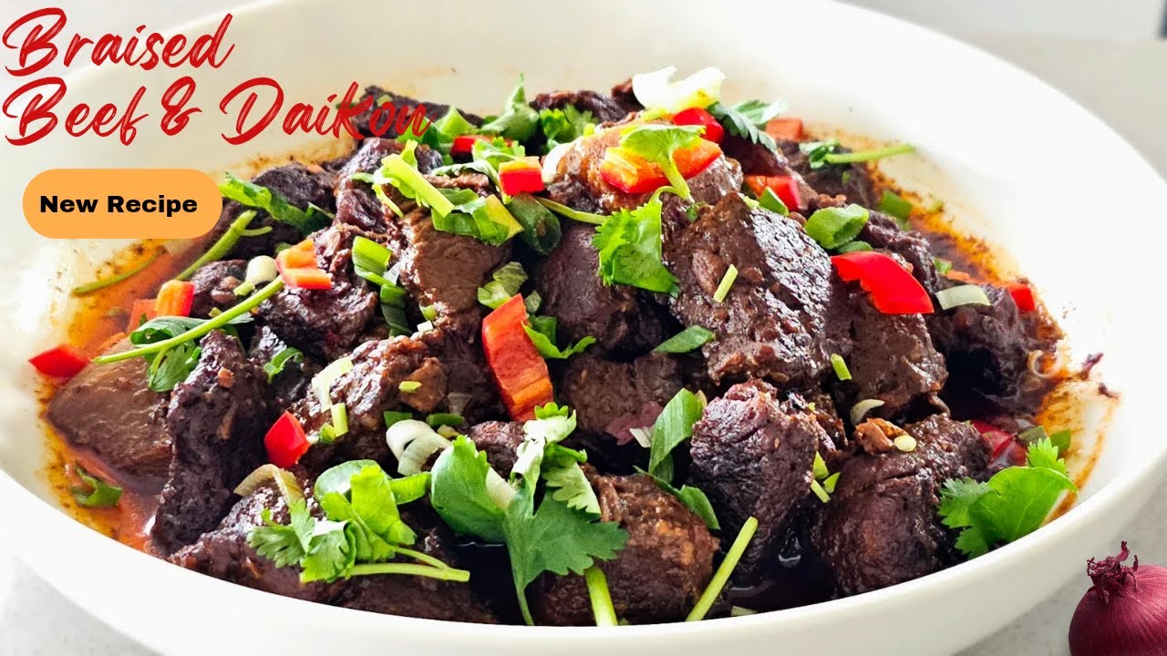 Braised Beef & Daikon Radish #food #foodie #recipe #cooking #delicious ...