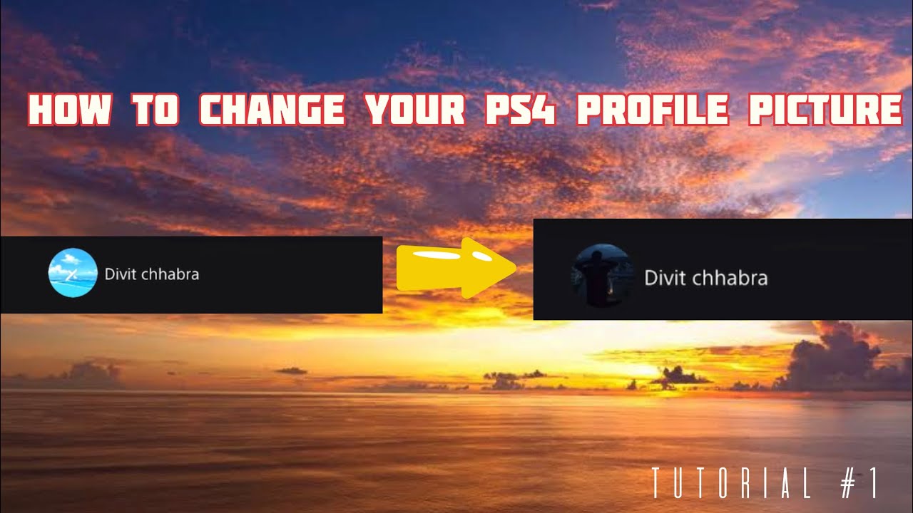 HOW TO CHANGE YOUR PS PROFILE PICTURE CUSTOM PIC ( EASY TUTORIAL) - YouTube