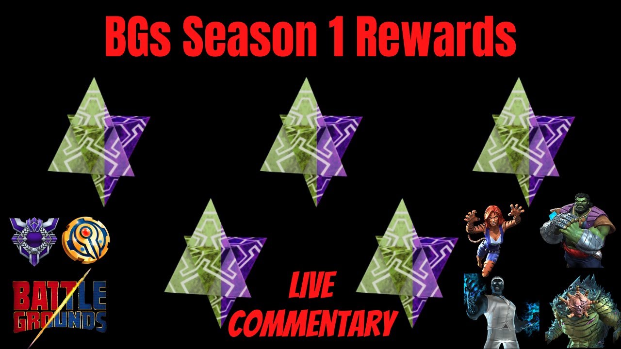 MCOC: Battlegrounds Rewards!!! 5 Dual Class 6* Crystals!!! - YouTube