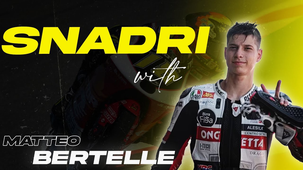 Intervista a Matteo BERTELLE | Pilota MOTO 3 - YouTube