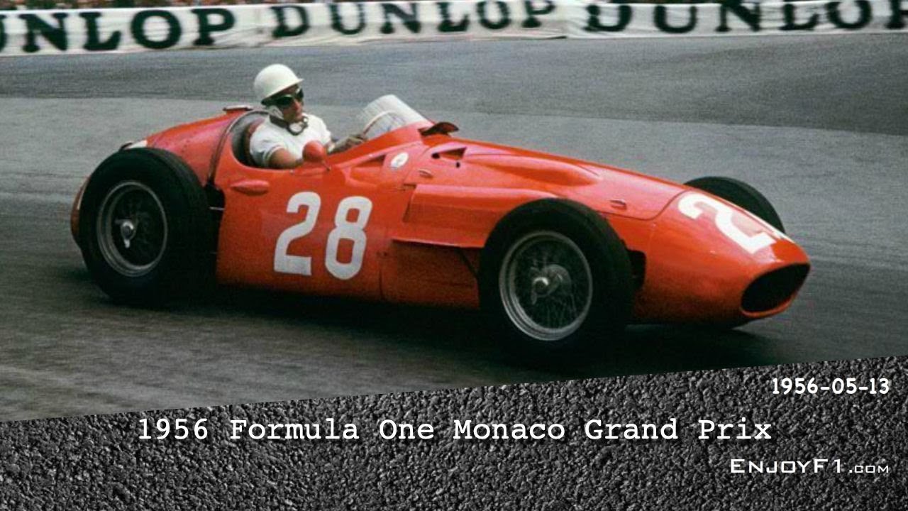 1956 F1 Monaco Grand Prix Line Racing - YouTube