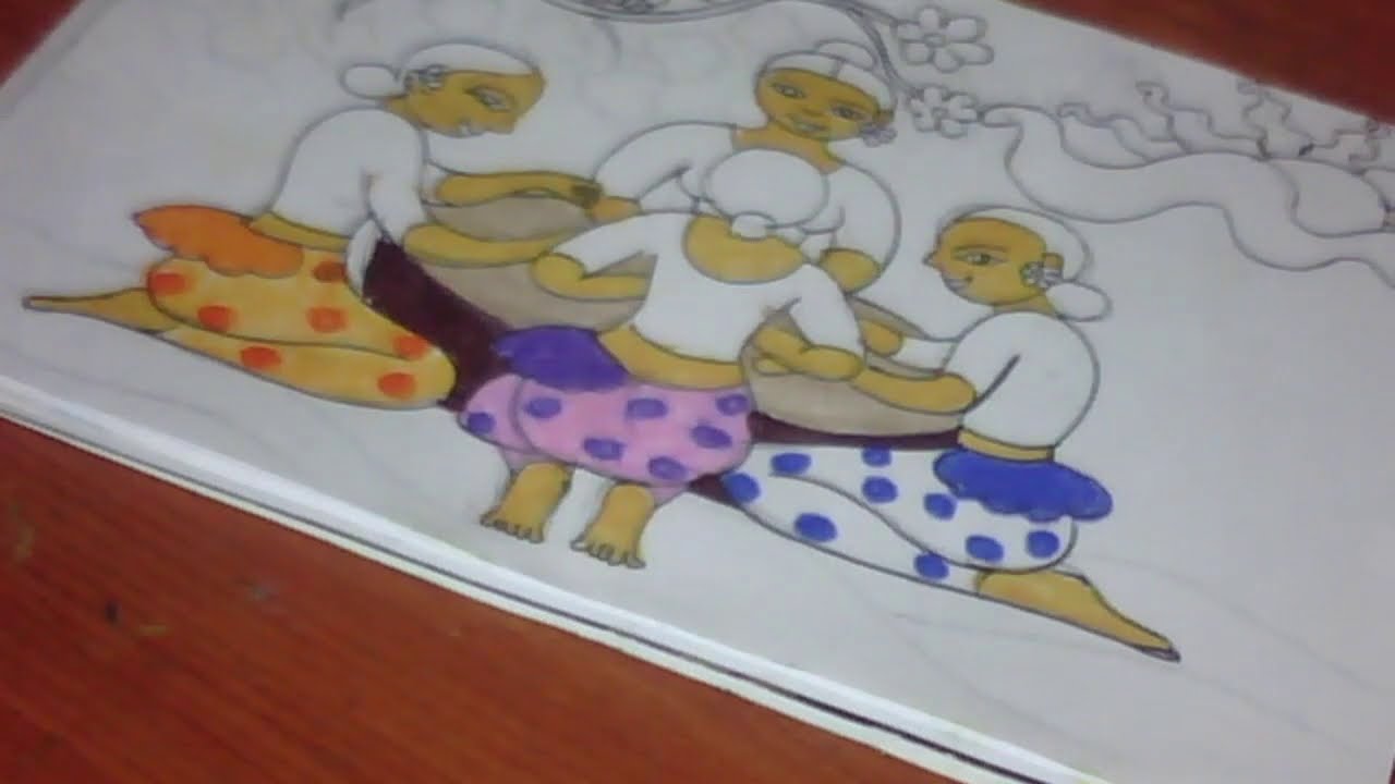 Sri Lankan New Year Festival Drawing | Raban Drum Art - YouTube