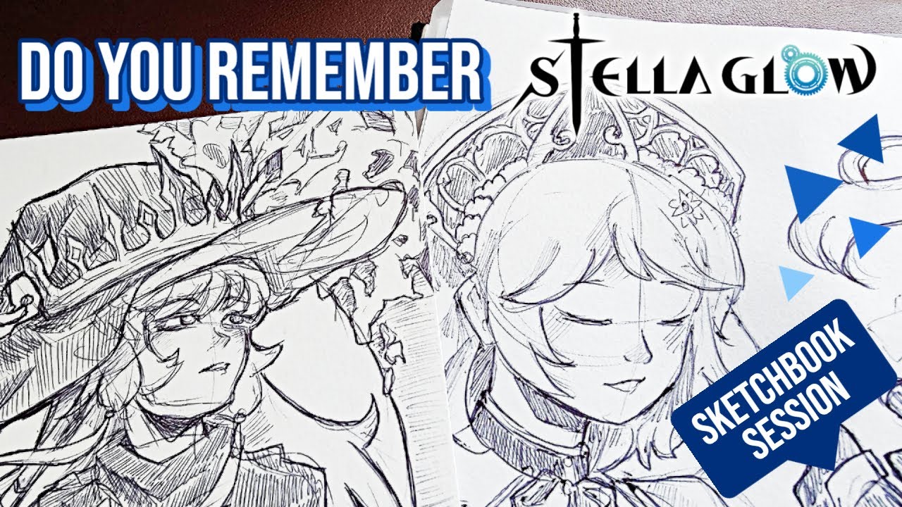 Drawing Stella Glow Characters | Fanart | Sketchbook Session - YouTube