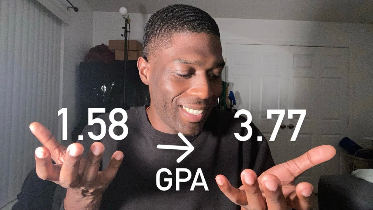 How I went from a 1.58 GPA to a 3.77 GPA - YouTube