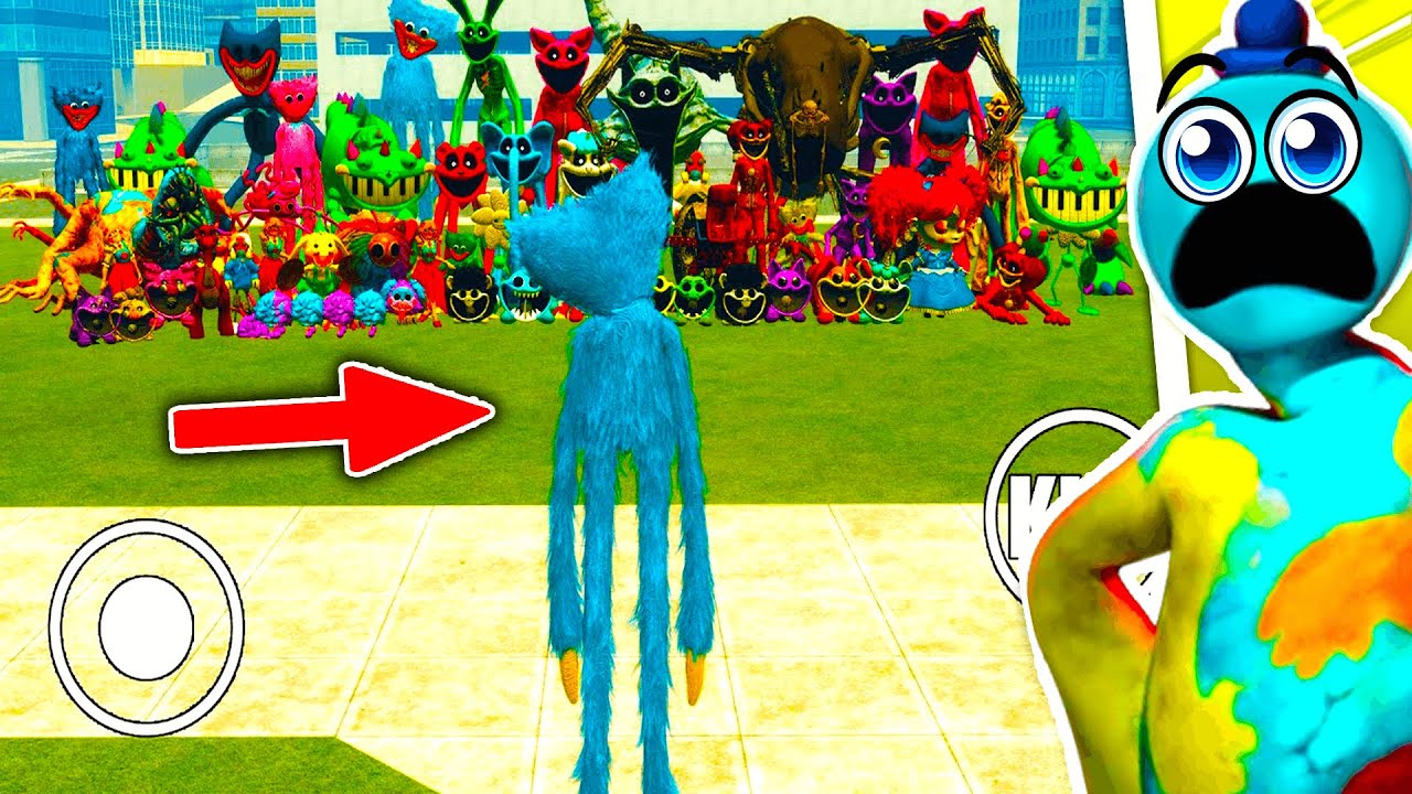 DESTROYING Poppy Playtime MONSTERS in Garry's Mod Challenge - YouTube