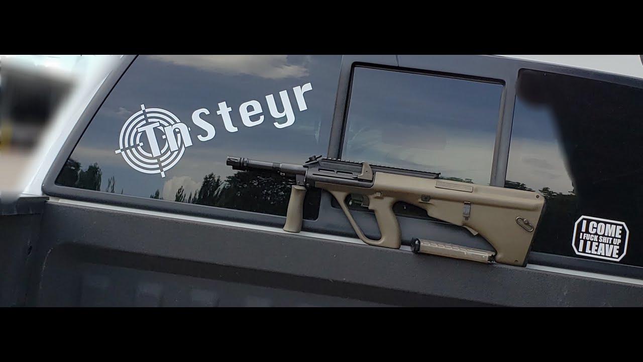 Steyr AUG Gas setting - YouTube