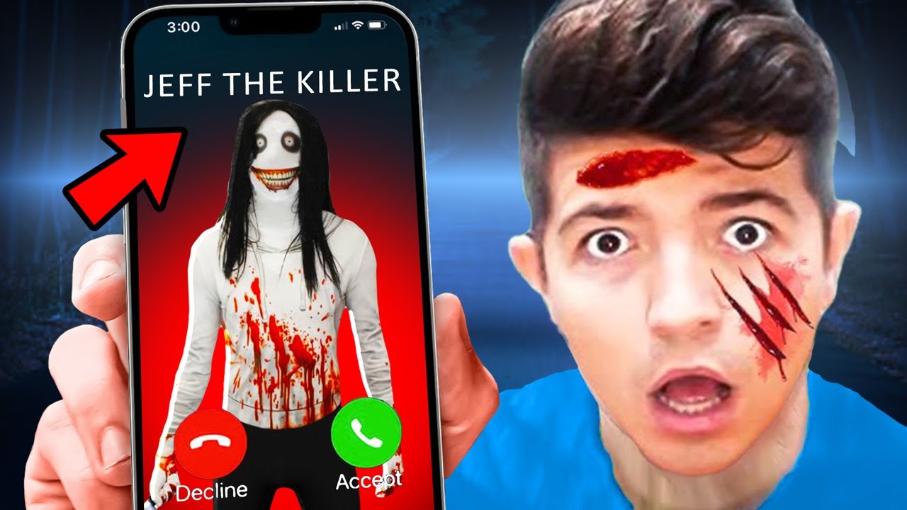 6 YouTubers Who CALLED JEFF THE KILLER On CAMERA! (Preston, LankyBox ...