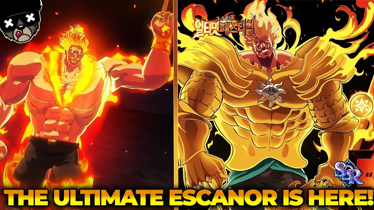 The 1 Ultimate Escanor 3,5 Anniversary hype! | Seven Deadly Sins Grand ...