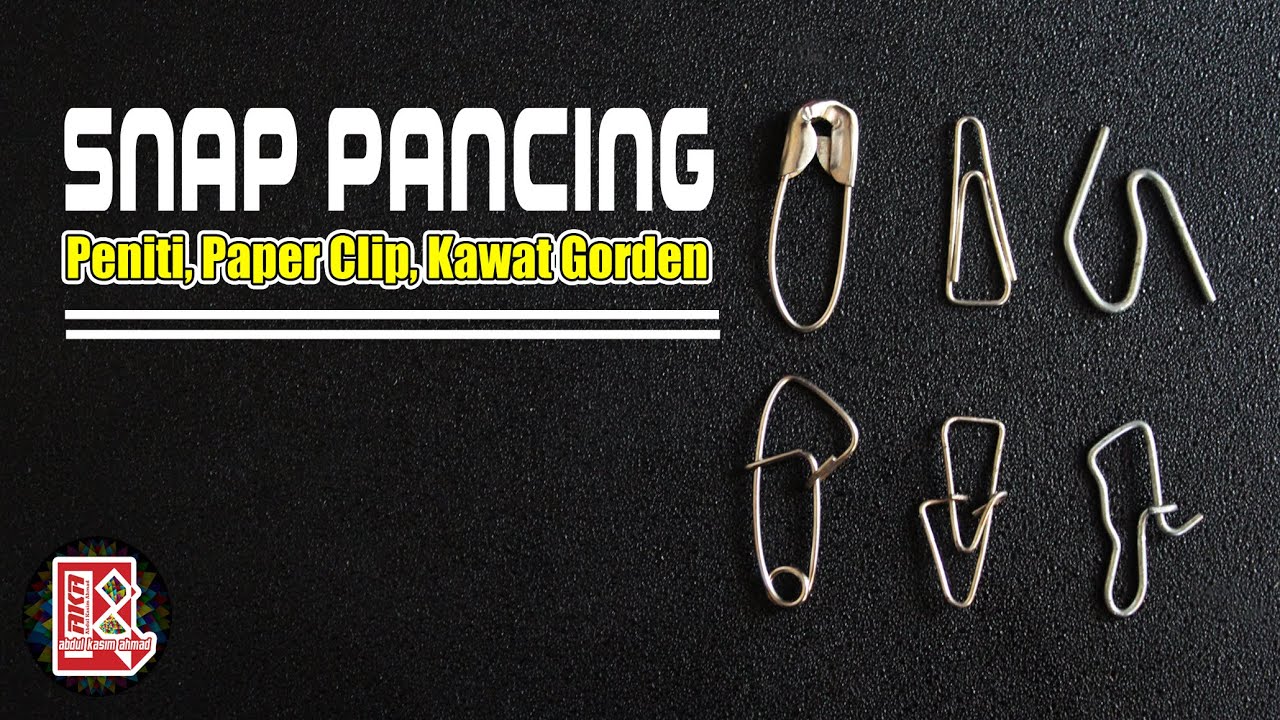 Cara Membuat Snap Pancing Menggunakan 3 Bahan Penting #abdulkasimahmad - YouTube
