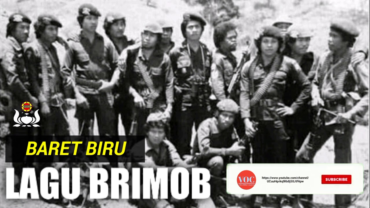 Baret Biru - Lagu Brimob - YouTube