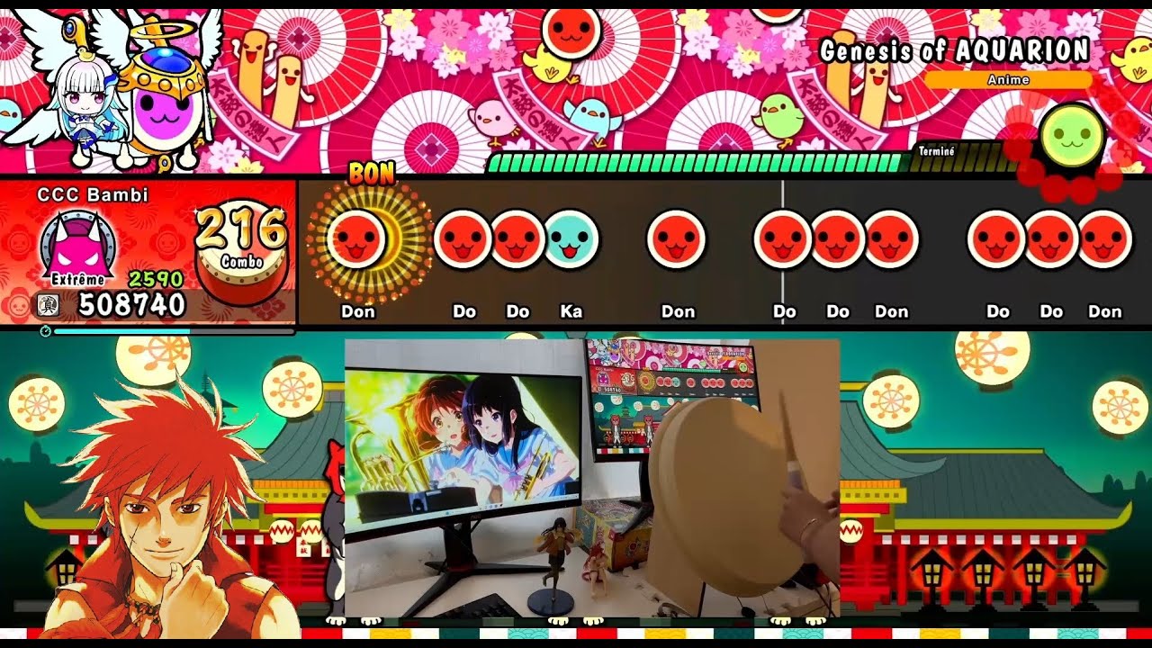 FC #38 - Genesis of Aquarion (from Genesis of Aquarion) - Taiko no Tatsujin [Oni 7★] - YouTube