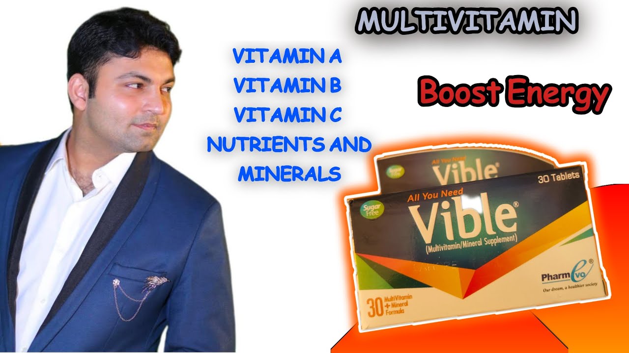 Vible tablet | multivitamin | Dr Zain the Healthier Pakistan - YouTube