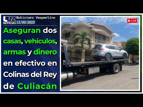 Revientan dos cosas en Colinas del Rey en Culiacán. Aseguran vehículos y armas