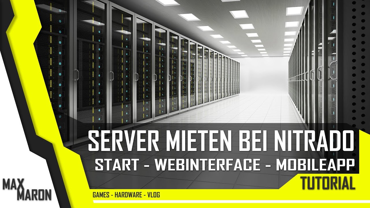 Ausprobiert - Nitrado Hosting - Webinterface und App - YouTube