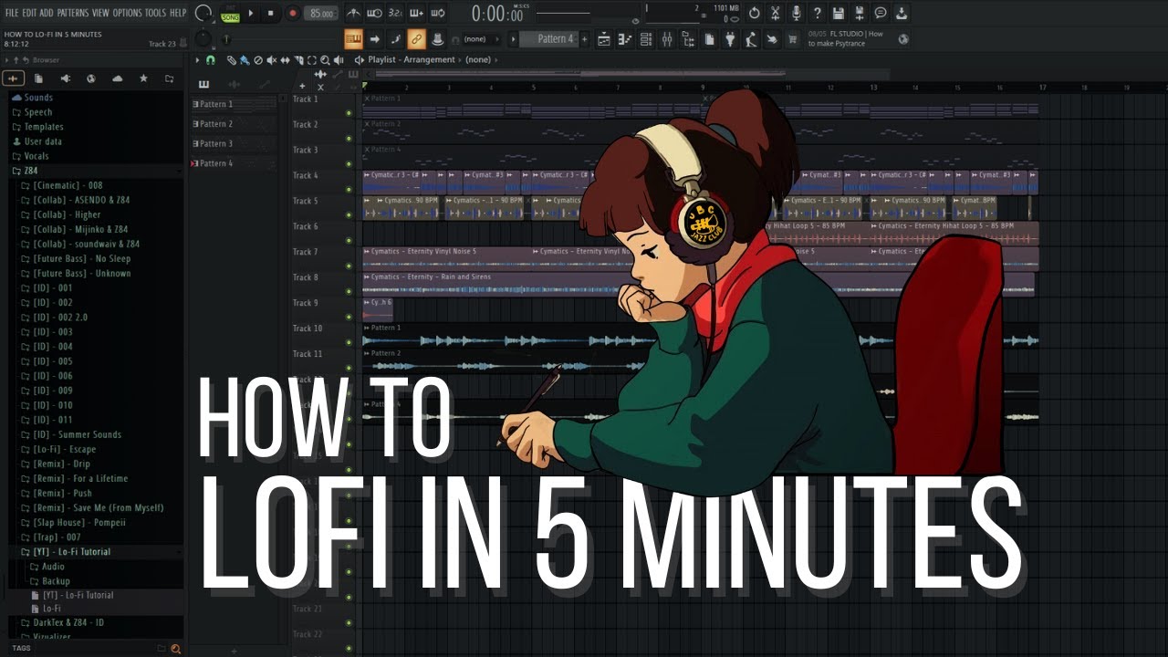 How to Lo-Fi in 5 Minutes (Free FLP) - YouTube