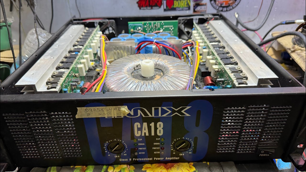 IMIX ca18 power amplifier naka protect at signal indicator kakaiba ang ...
