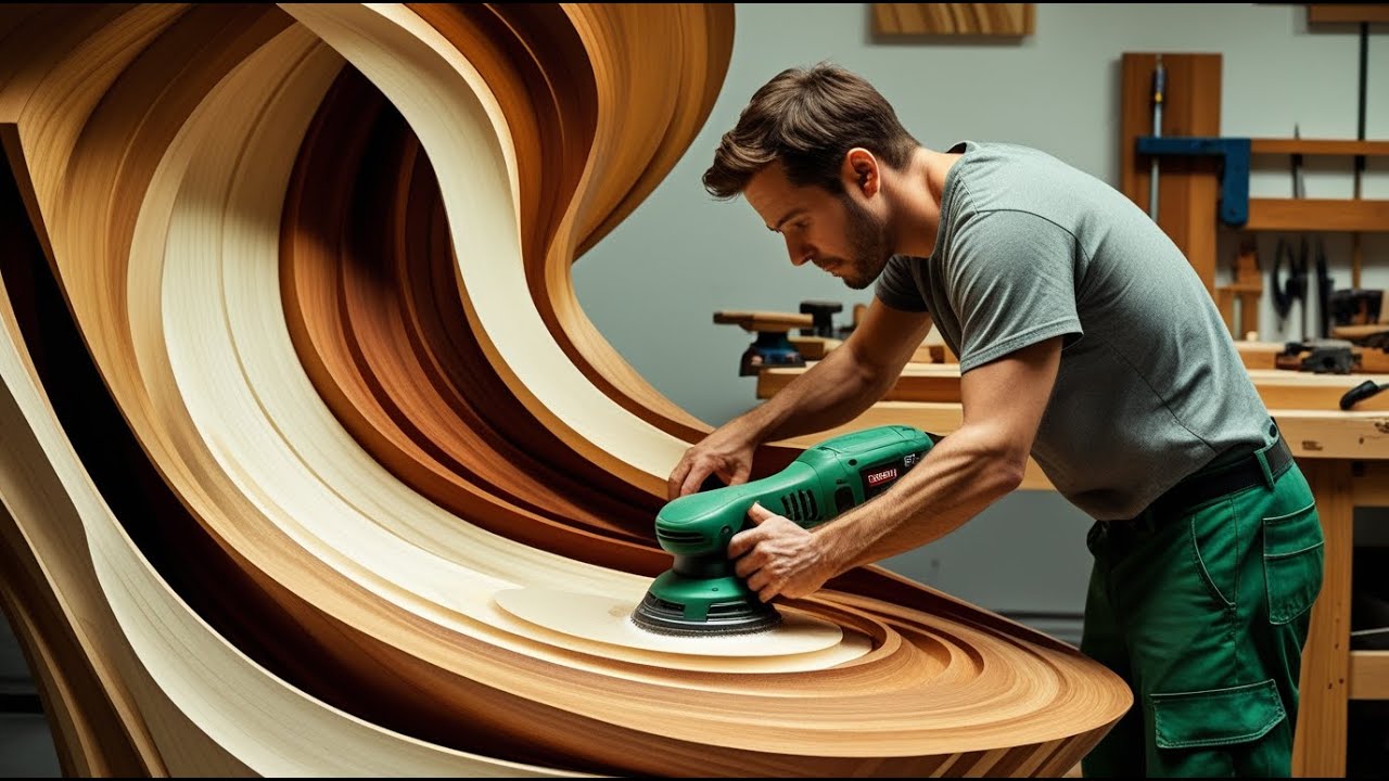 70-Year-Old Master Craftsman Builds The STRANGEST Dining Table EVER ...