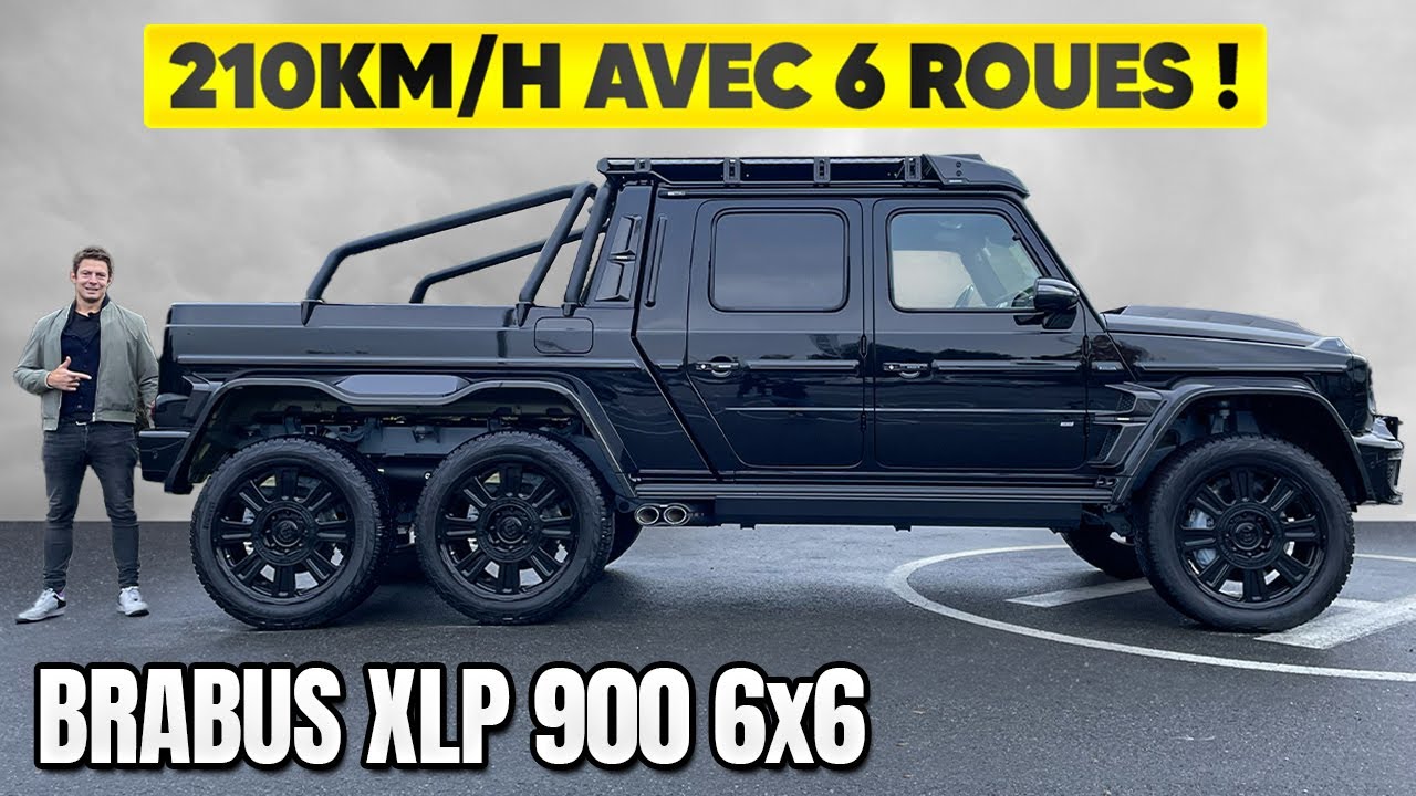 Essai Brabus 900 XLP 6x6 2024 – Je prends 210KM/H avec 6 ROUES ! - YouTube