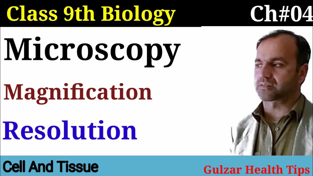 Microscopy class 9 Biology | Microscope | Magnification | Resolution ...