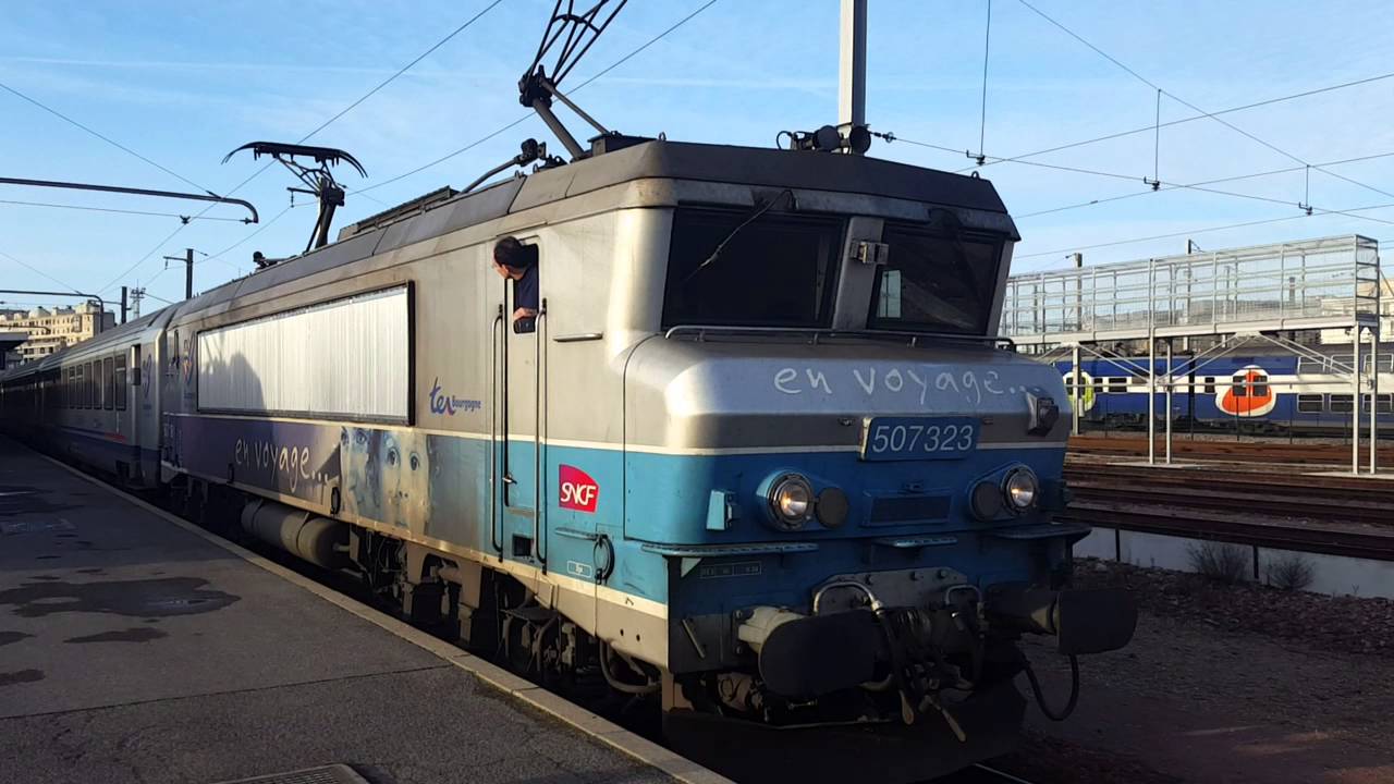 Depart du Ter Paris à Lyon Perrache en ce 31/12/15 - YouTube