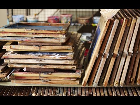 Screen Printing Upgrades Pt. 1: New Screen Storage Cabinet - YouTube