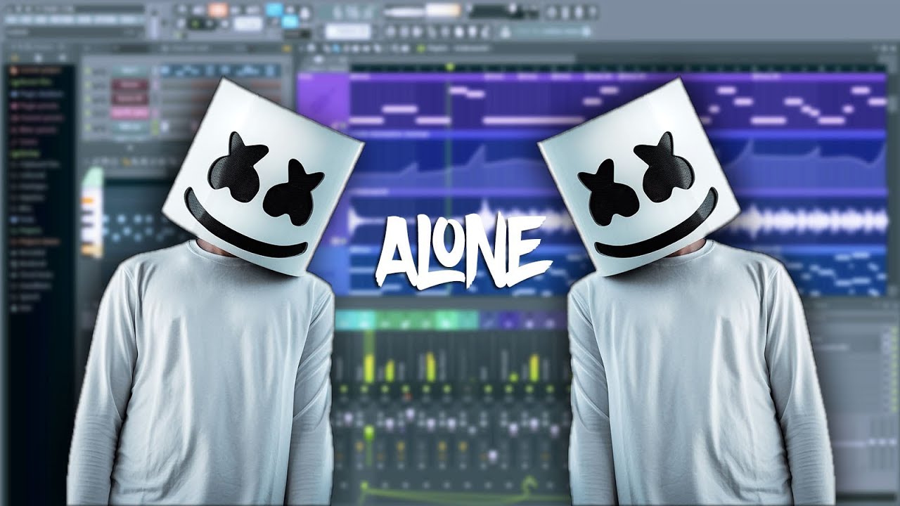Marshmello - Alone (FL Studio 12 Cover) - YouTube