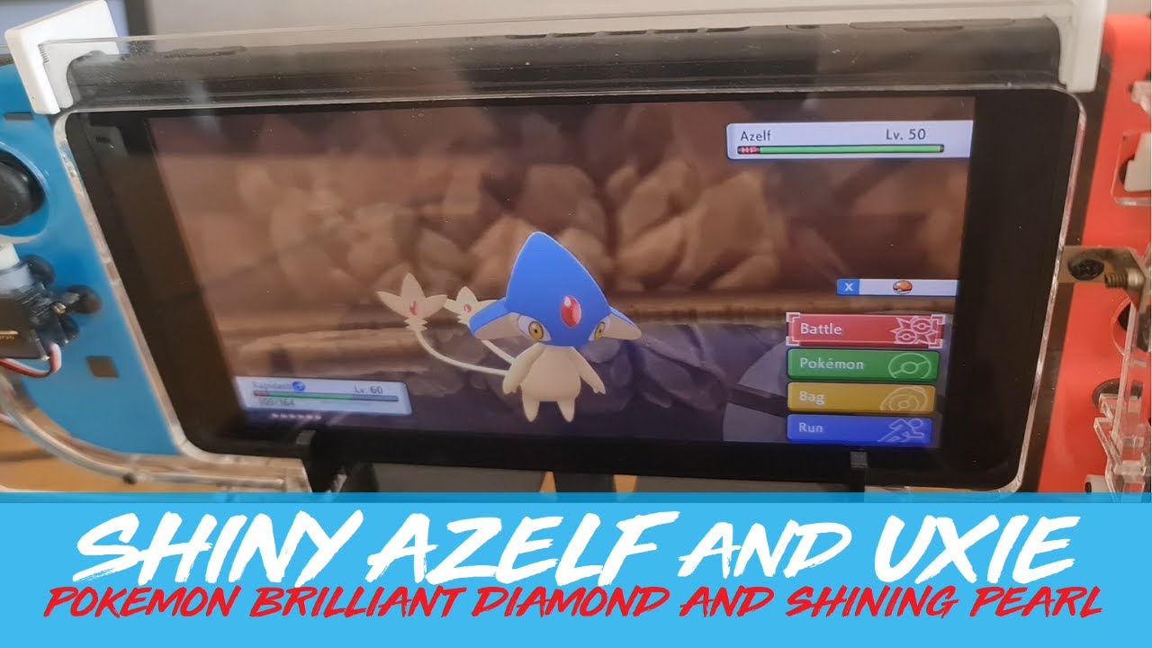 GamePRo Shiny Azelf and Uxie Pokemon BDSP - YouTube