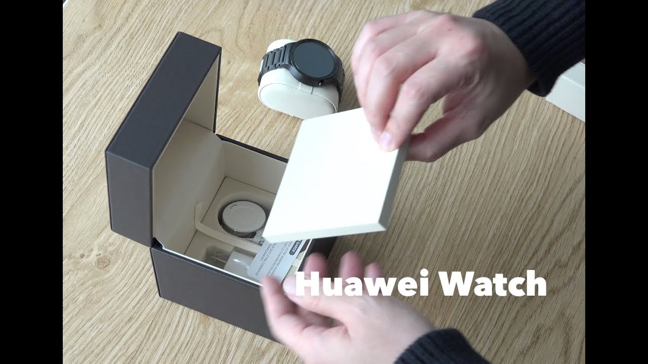 Huawei Watch (Black Stainless Steel) Unboxing and Setup - YouTube