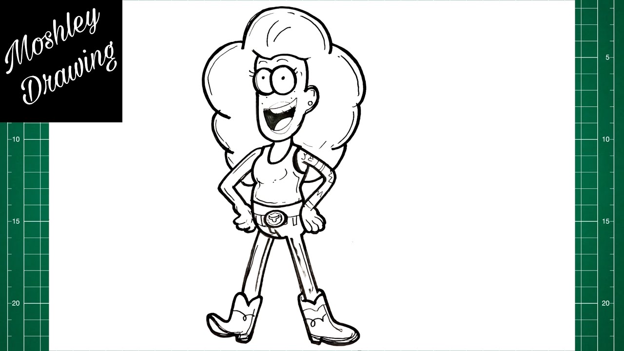 How to Draw Nancy Green - Big City Greens - YouTube
