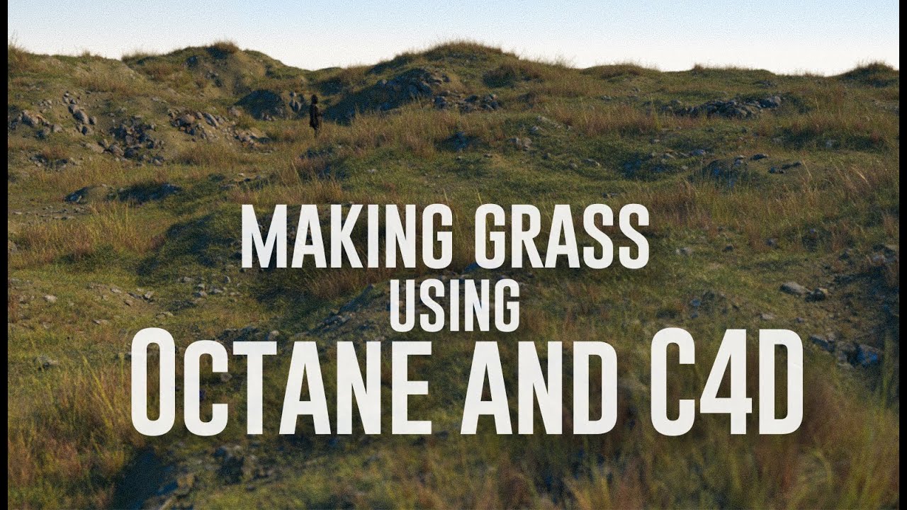Making realistic ground and grass using Octane and C4D - YouTube