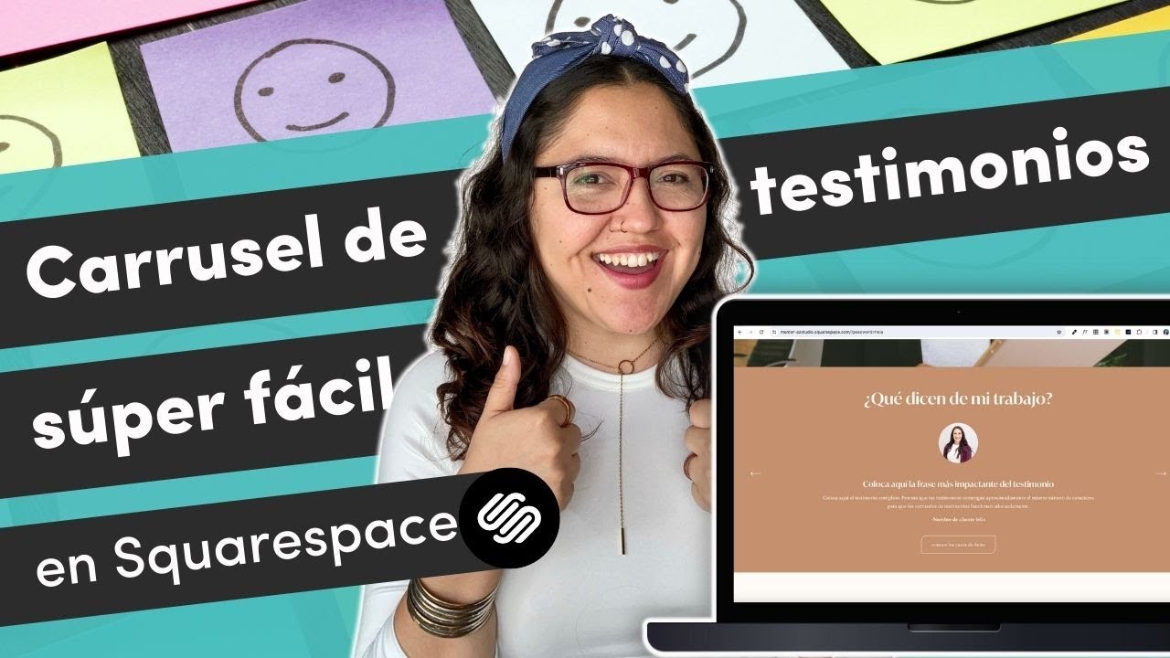Carrusel de testimonios simple en Squarespace - YouTube