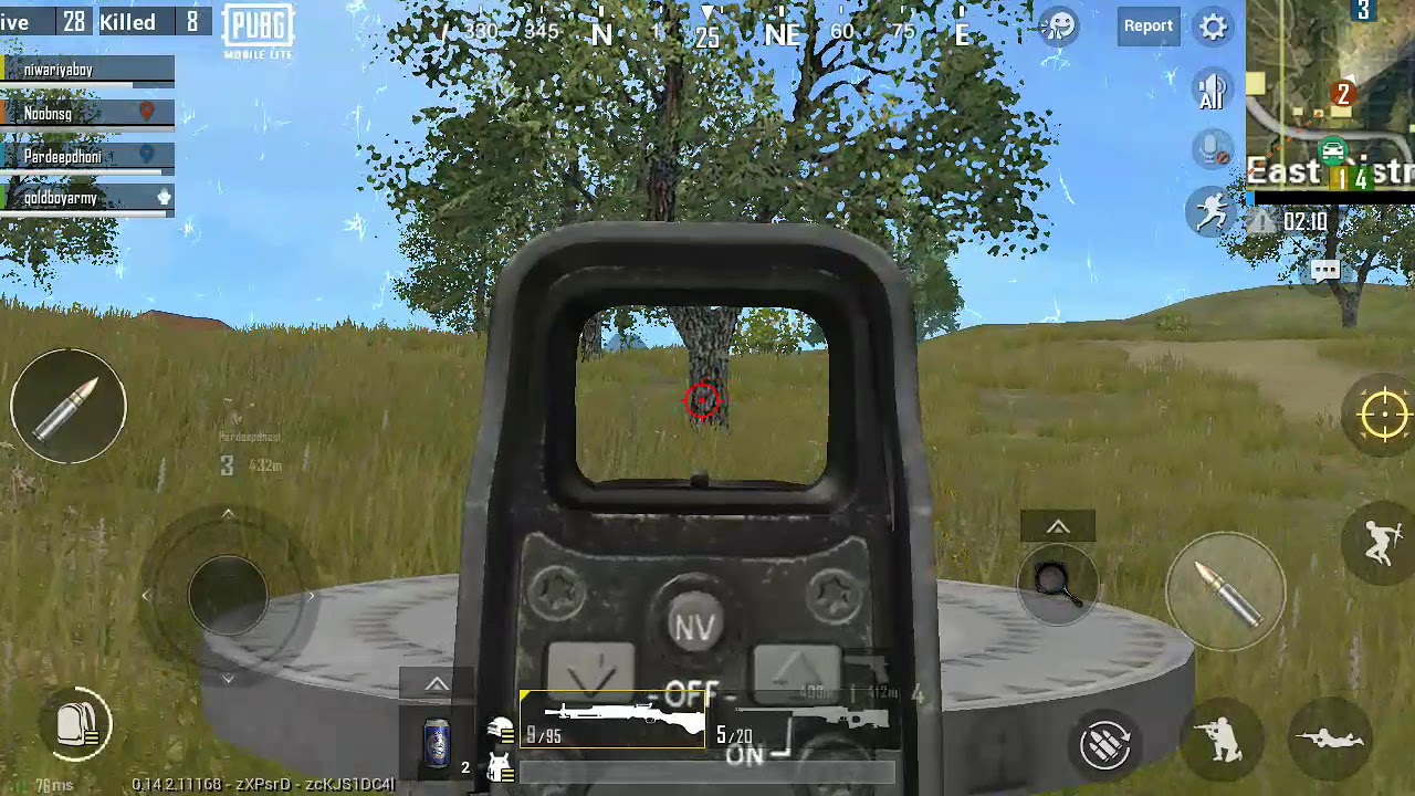 Pufg lite game play 25 kill squard vs squard - YouTube