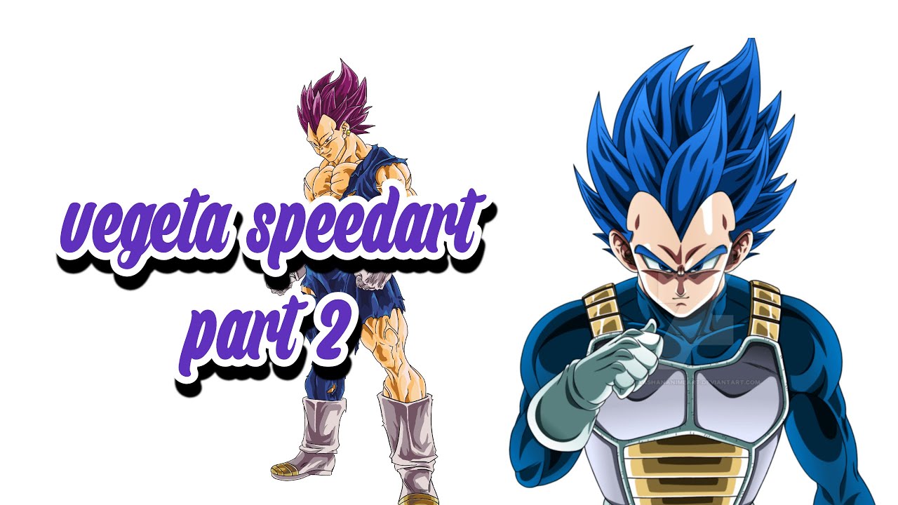 vegeta ultra ego speed art part 2 - YouTube