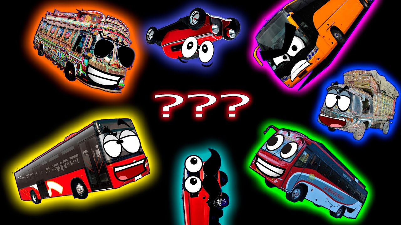 93 Funny Buses MEGA COMPILATION Sound Variations & Memes Sound Effects ...