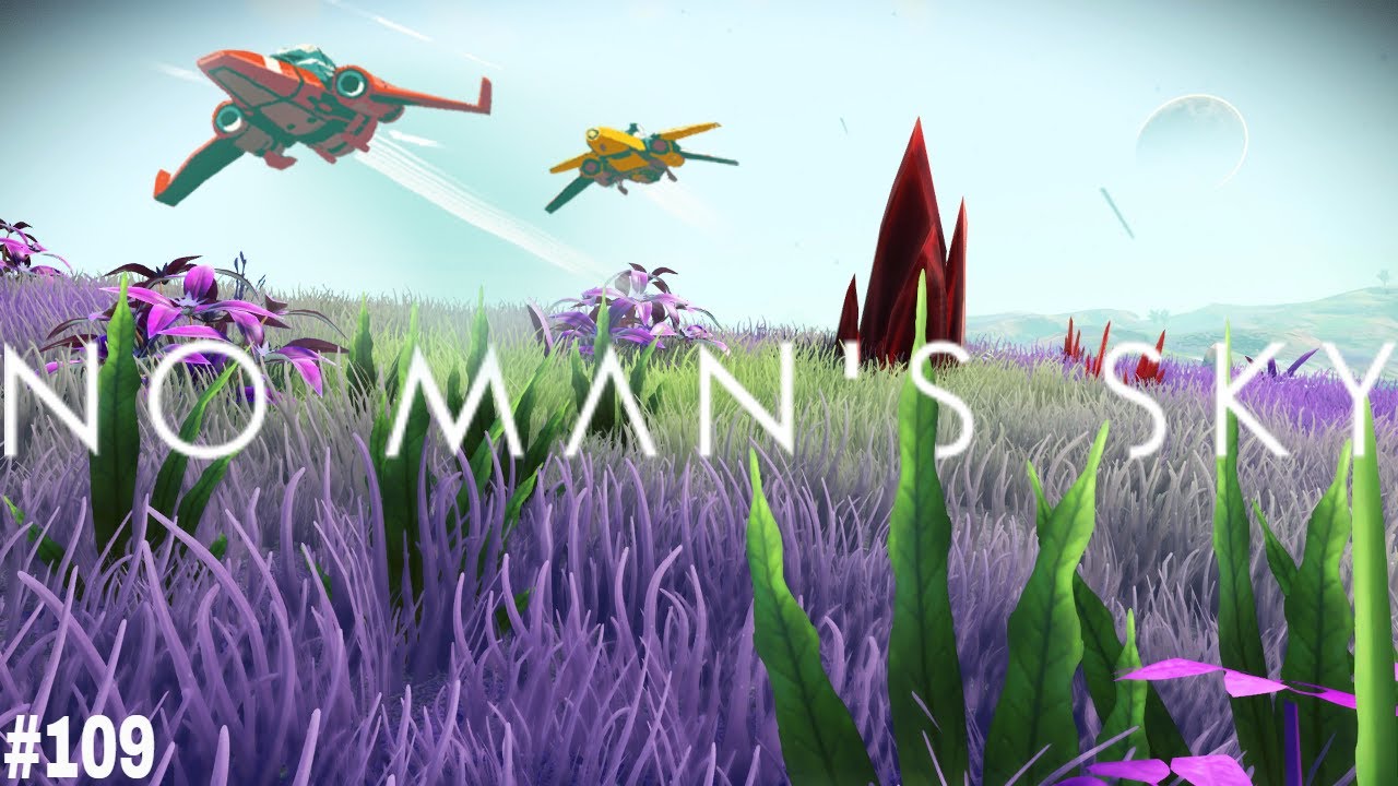 No Man's Sky | 109: TRULY BEAUTIFUL LUSH PLANET WITH MULTICOLOUR GRASS ...